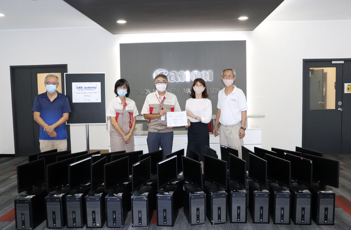 Social Contribution Activities | Canon Machinery Inc.